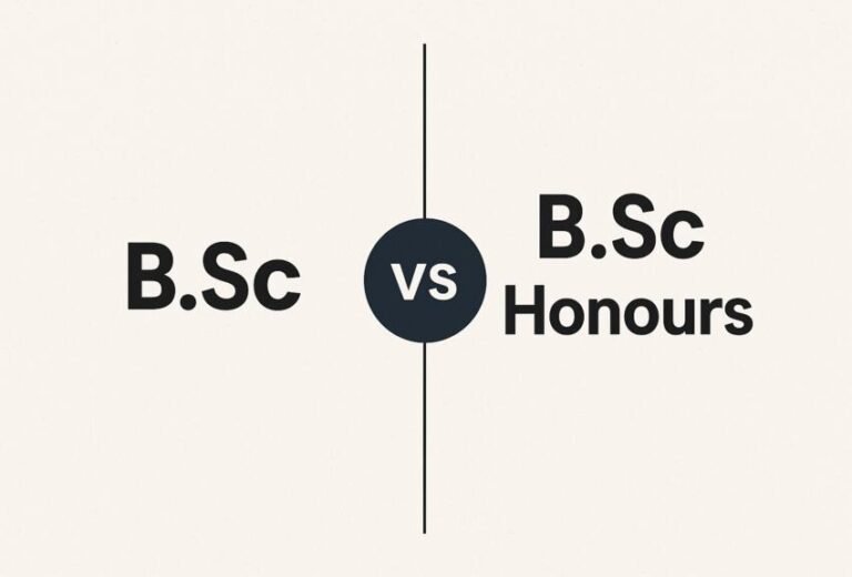 Difference Between BSc and BSc Honours – Which Degree Should You Choose ...