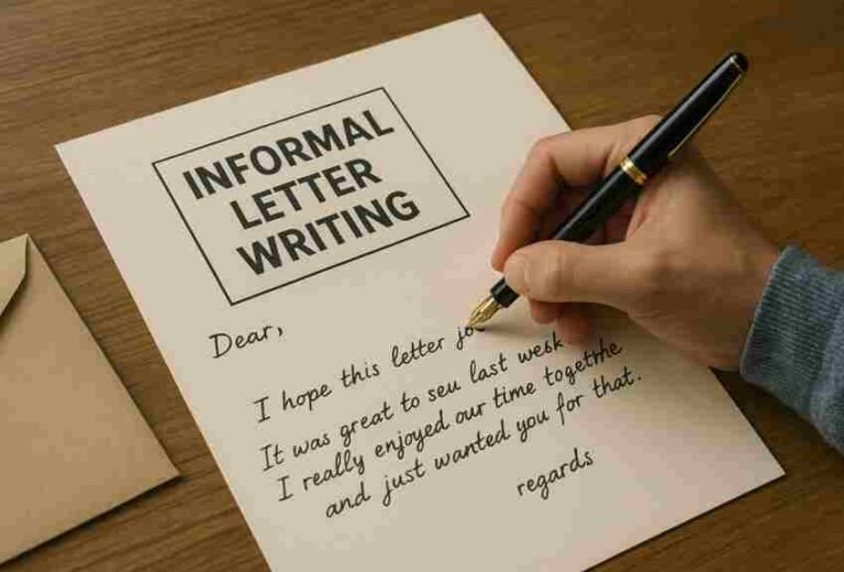 Informal Letter Format in English with Examples | Types & Samples (2025 ...