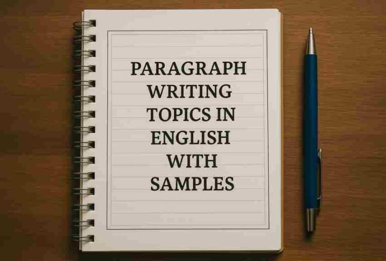 100+ Paragraph Writing Topics in English with Samples