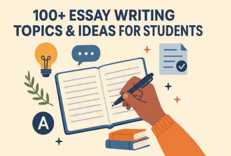 List of 100+ Essay Writing Topics & Ideas for Students (2025)